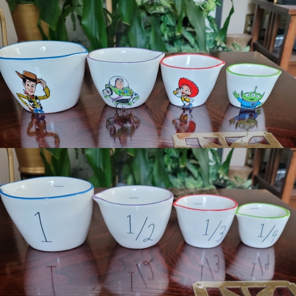 Rae Dunn | Kitchen | Rae Dunn Toy Story Nesting Measuring Cup Set ...